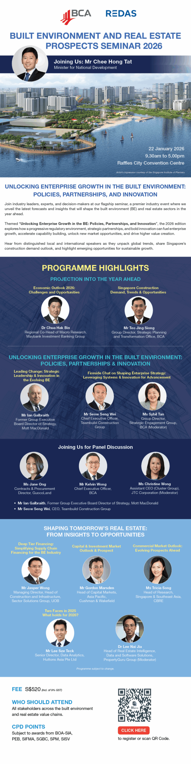 REDAS: BCA-REDAS Built Environment & Real Estate Prospects Seminar, 22 ...